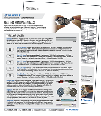 Gaging Fundamentals Downloadable Guide | Travers Tool Co.